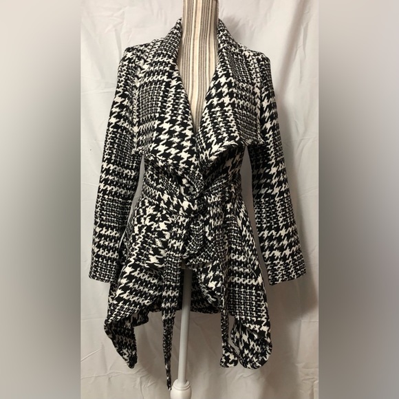 HYFVE | Jackets & Coats | Hyfve Hyfve Hyfve Blackwhite Knit Jacket M ...